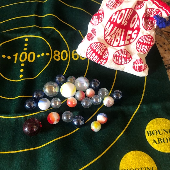 Toys | House Of Marbles Vintage Mat Kit And Tin Of 16 Marbles | Poshmark